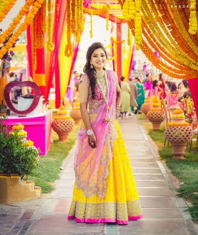 haldi ceremony dress for bride - शादी की वेबसाइट